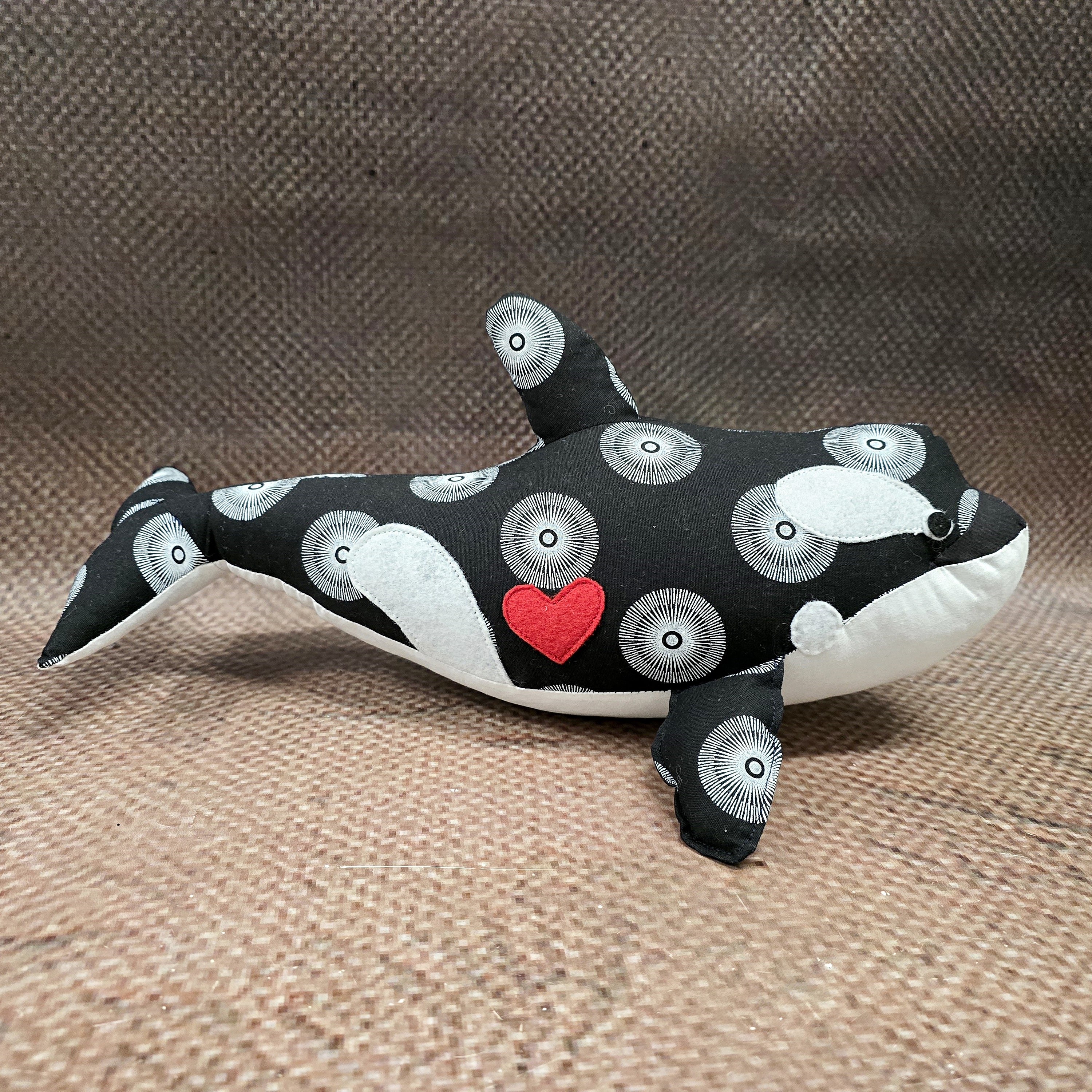 Gumi Limited Edition ORCA Shweshwe Soft Toy – Bush Whisper Shop